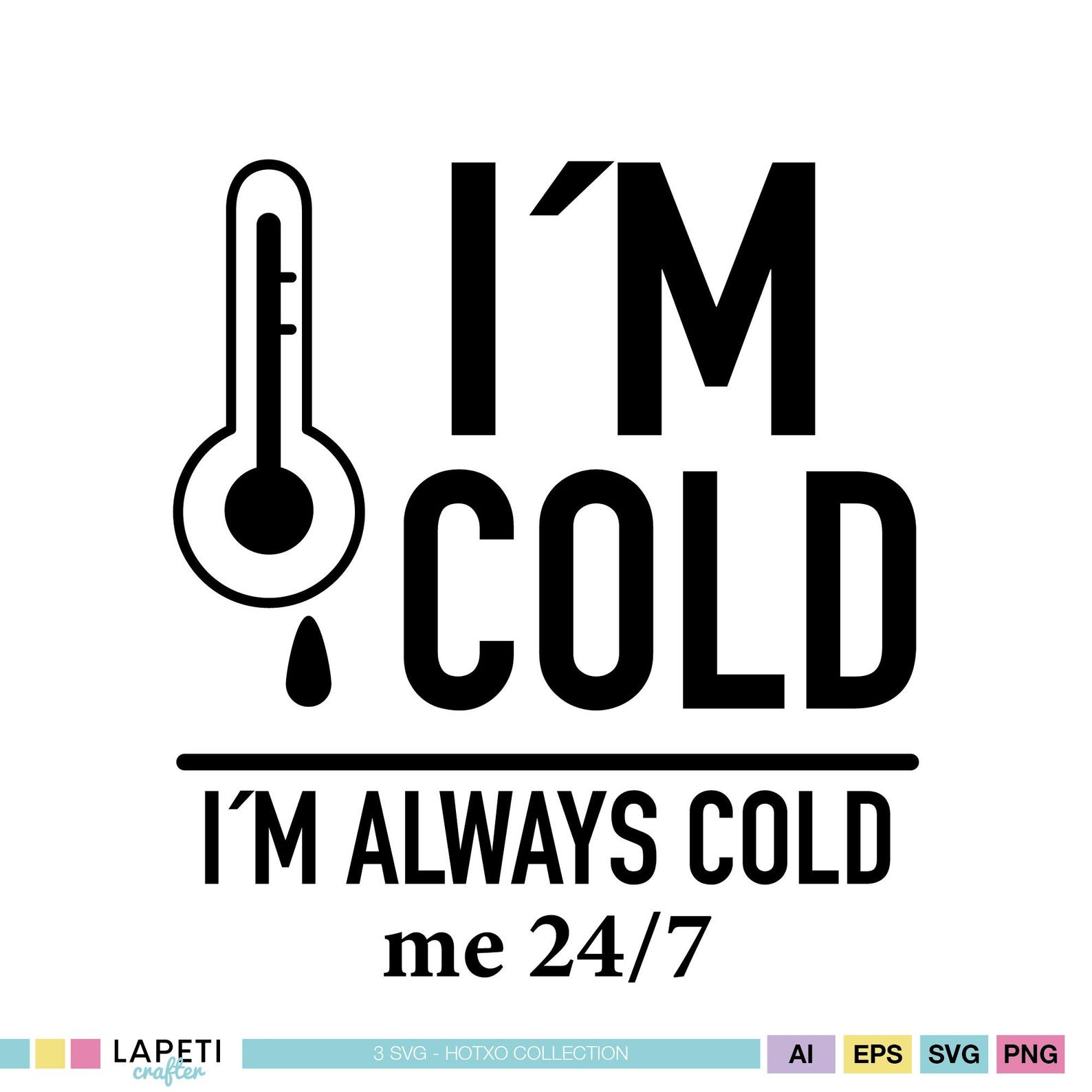 Cold Weather Quotes SVG Bundle, Funny Winter Sayings for Shirts & Mugs ...