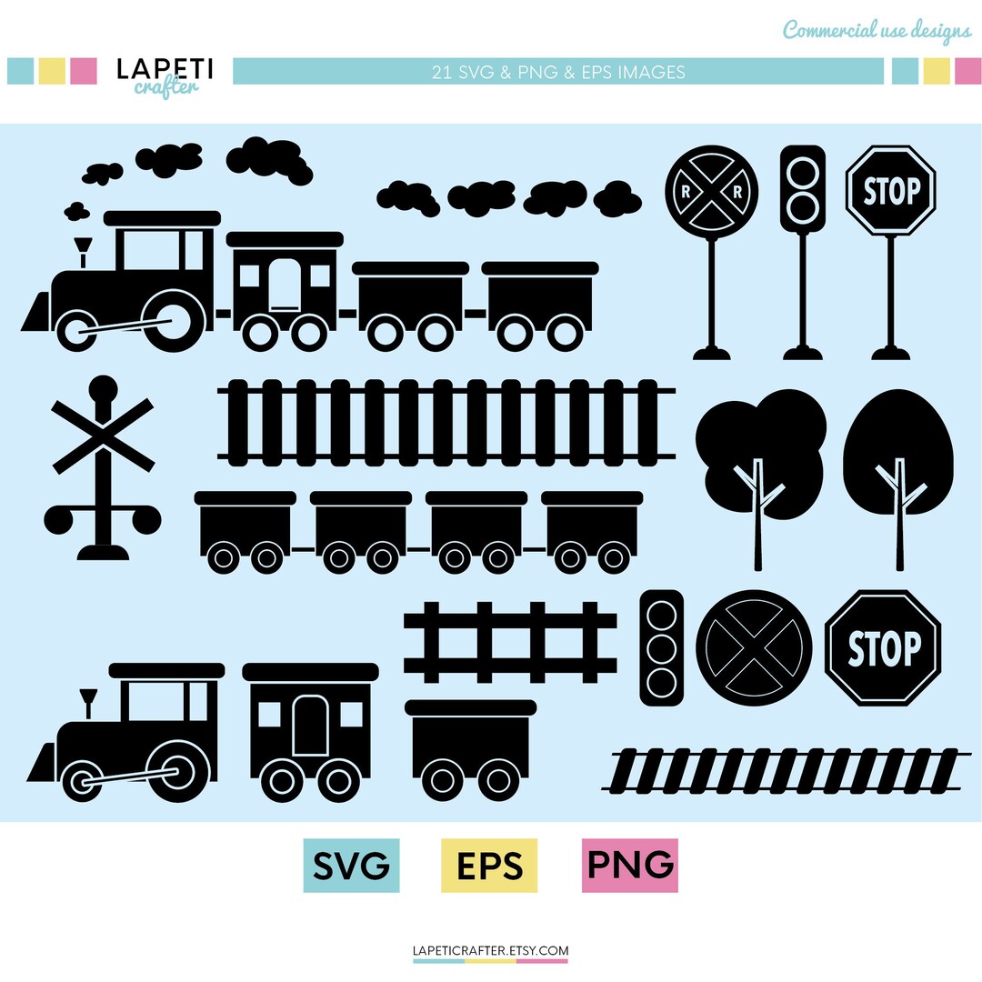 Train SVG Cutting Files Locomotive Svg Svg Png eps Train Svg for Kid ...