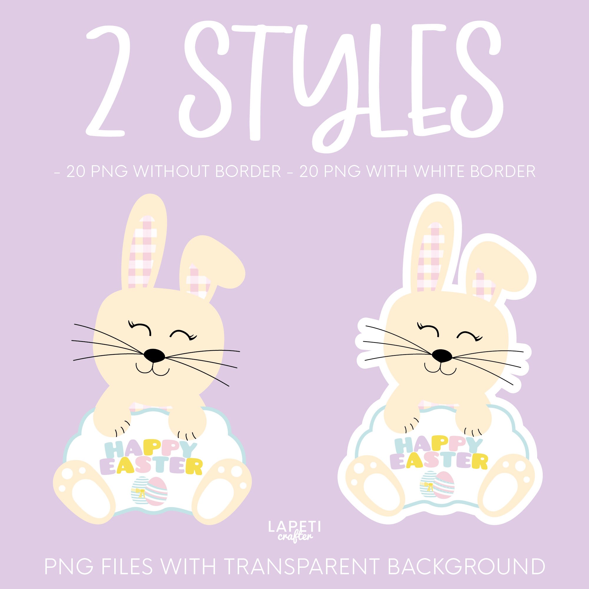 Easter Clipart Bundle 20 Png Files Clipart With Commercial - Etsy