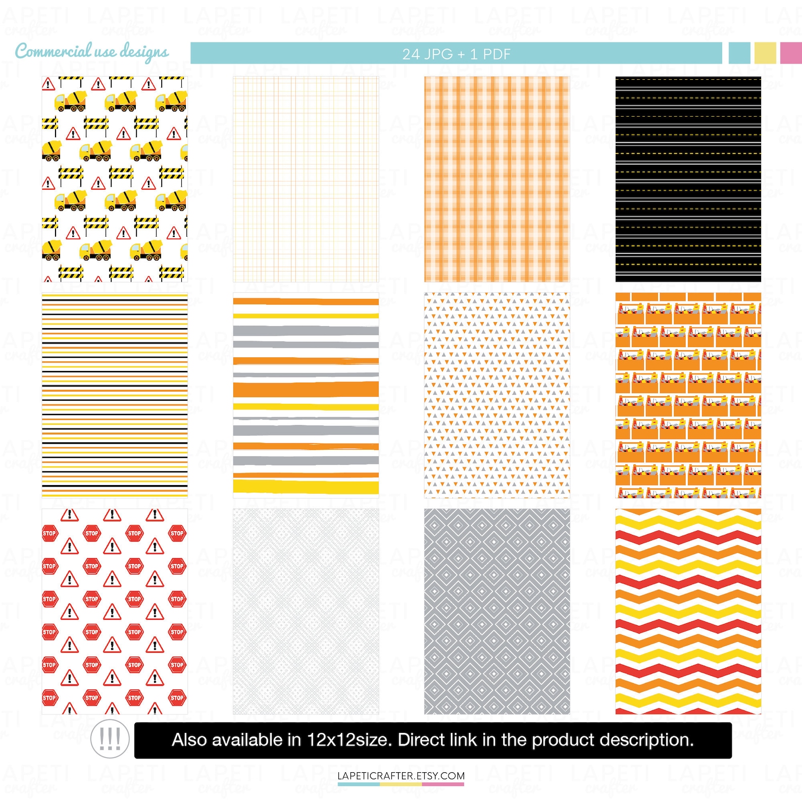 Construction Digital Printable Paper Boy Excavator Birthday - Etsy