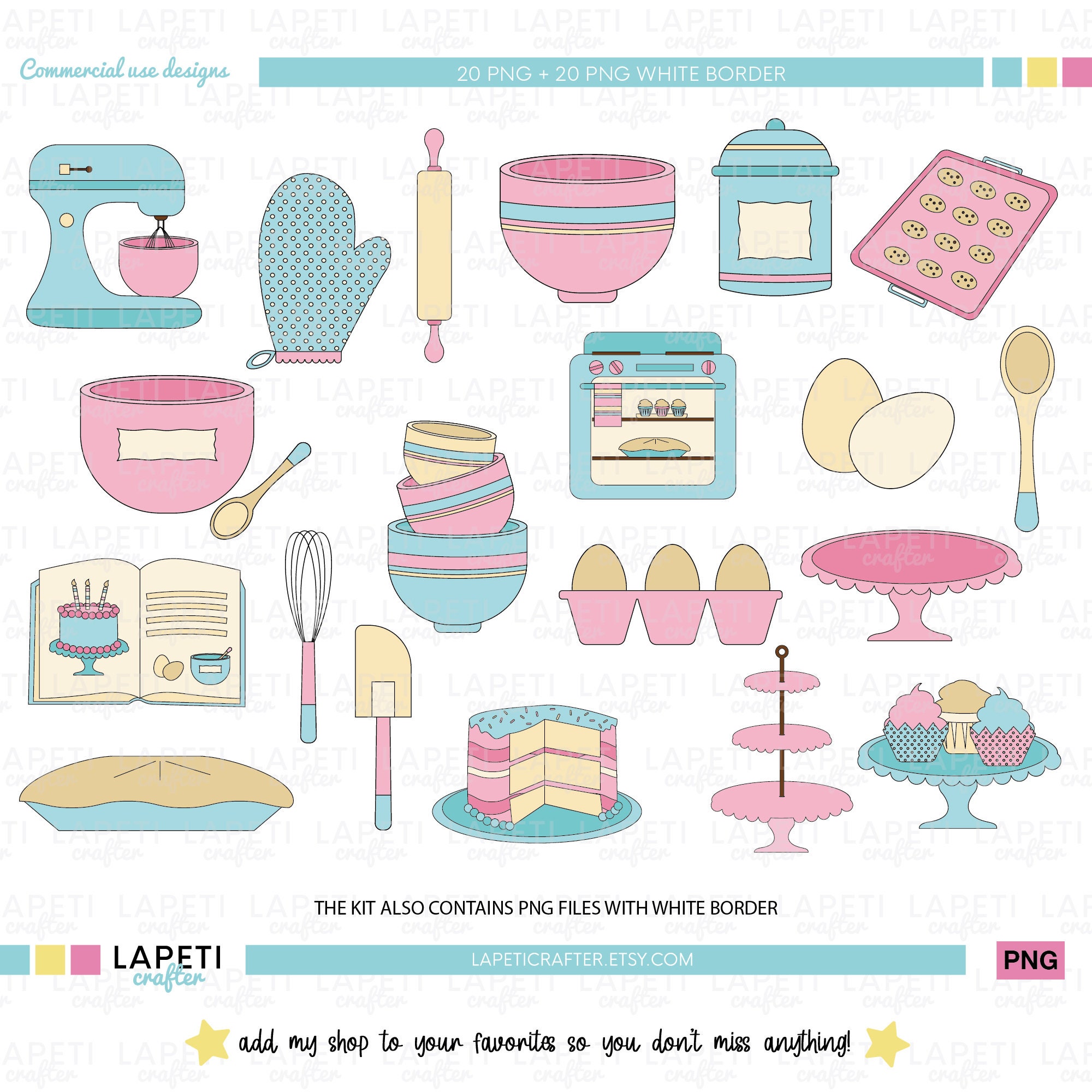 Baking Border Clip Art