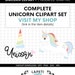 Unicorn Svg Png Eps Jpg Commercial Use Instant Download - Etsy