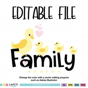 Duck Family Svg, Duck Clipart, Duck Png, Mama Duck Svg, Baby Duck ...