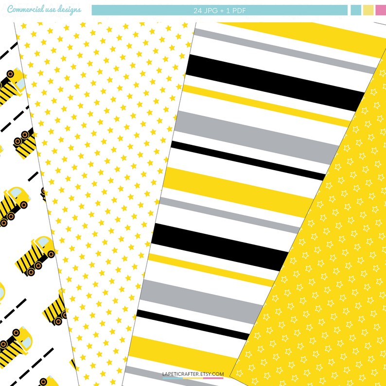 Construction Digital Printable Paper Boy Excavator Birthday - Etsy