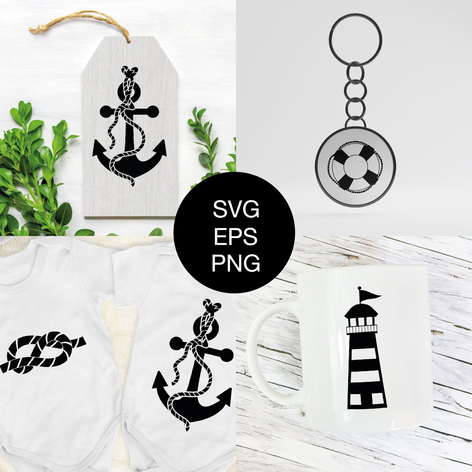 NAUTICAL SVG 10 Sailor Svg Eps and Png Files Svg With - Etsy
