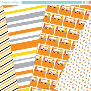 Construction Digital Printable Paper Boy Excavator Birthday Digital ...