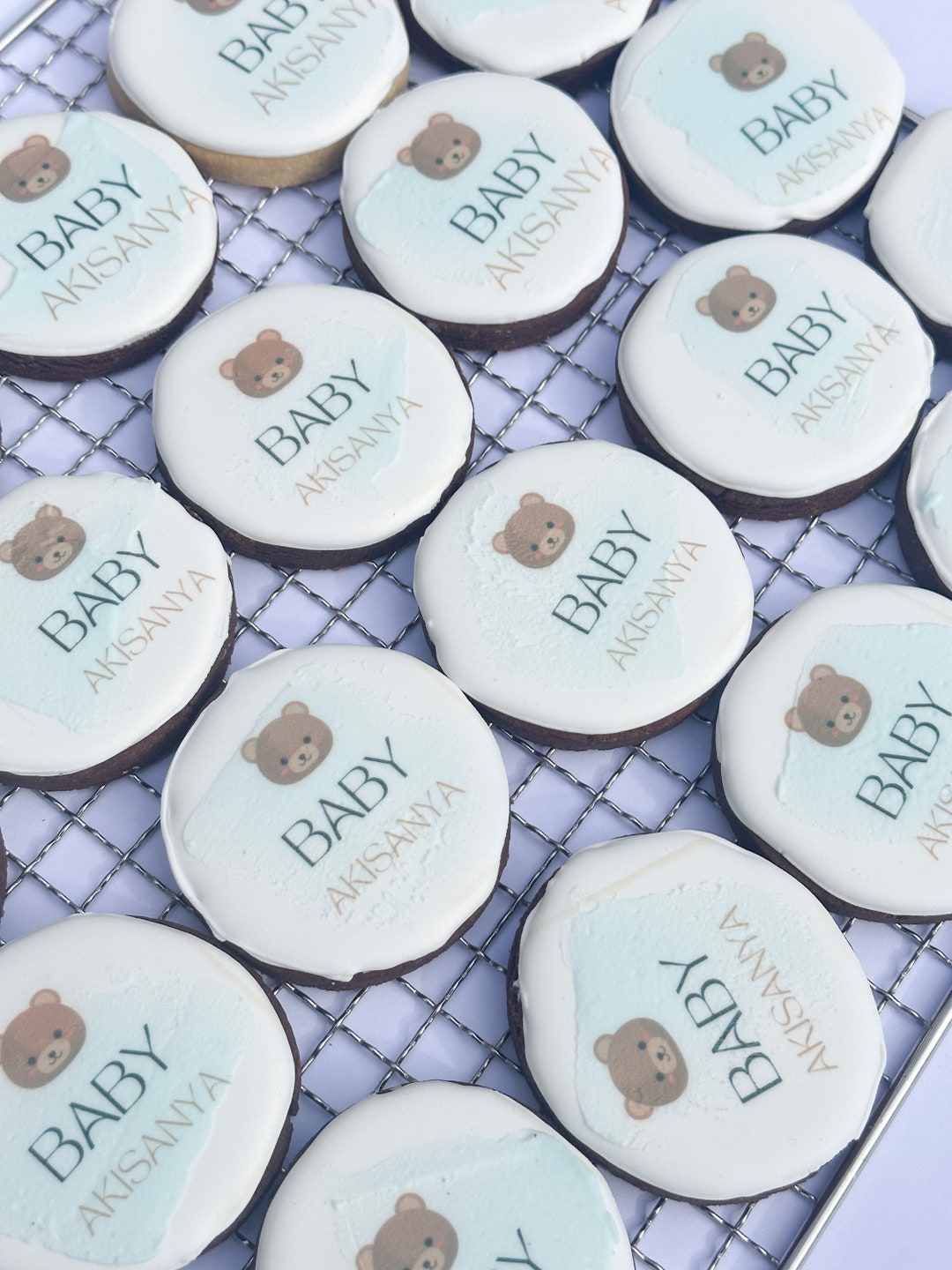Corporate Logo Cookies, Party Favour,printed Logo Cookies, Personalised ...