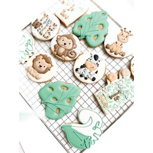 Safari Animals Cookies/ Wild One Cookies /wild Two Cookies - Etsy