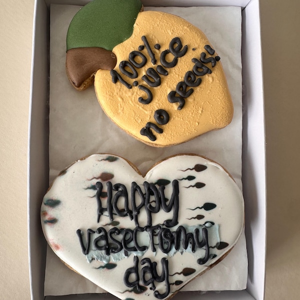 Happy Vasectomy Day Cookies - Etsy