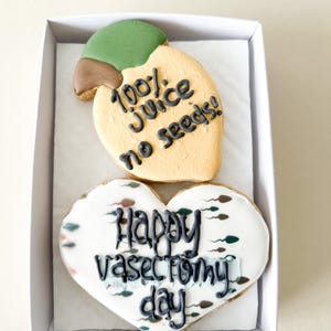 Happy Vasectomy Day Cookies - Etsy