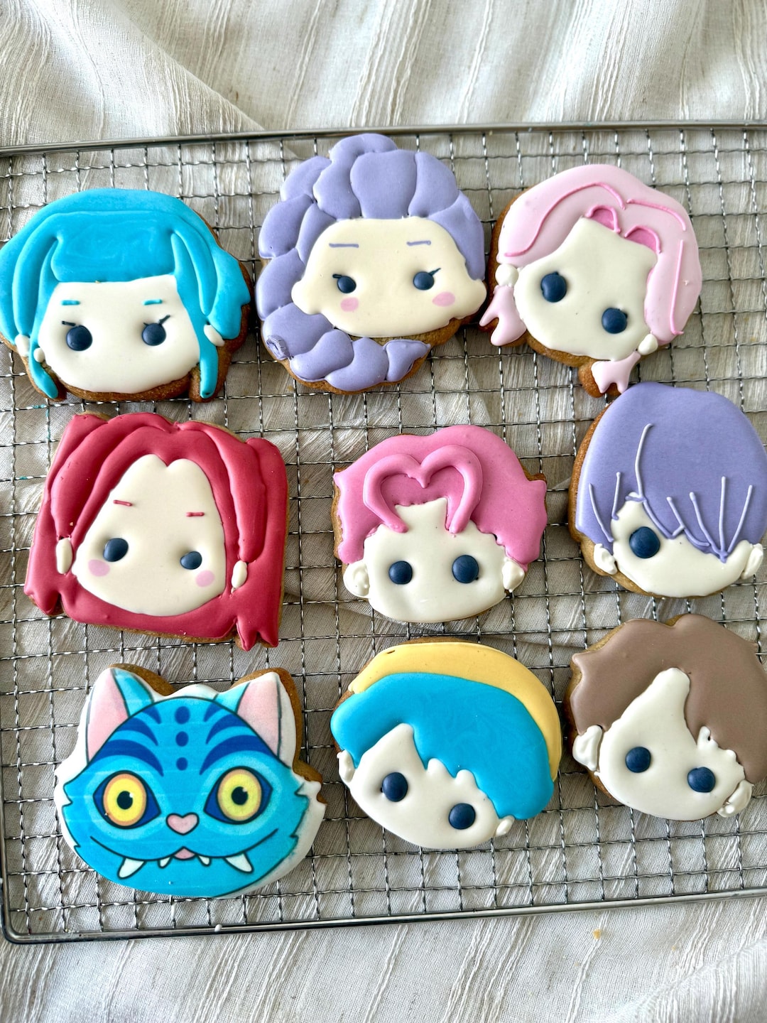 Demon Killers Cookies/ Inspired Demon Cookies - Etsy