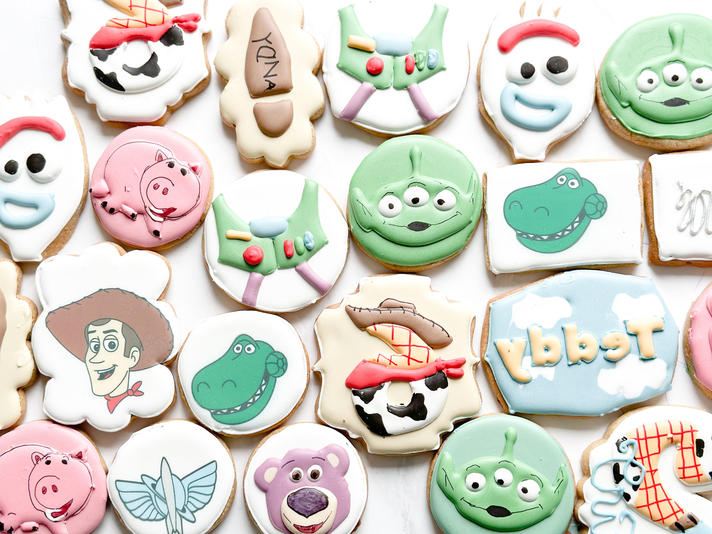 Cartoon Sugar Cookies