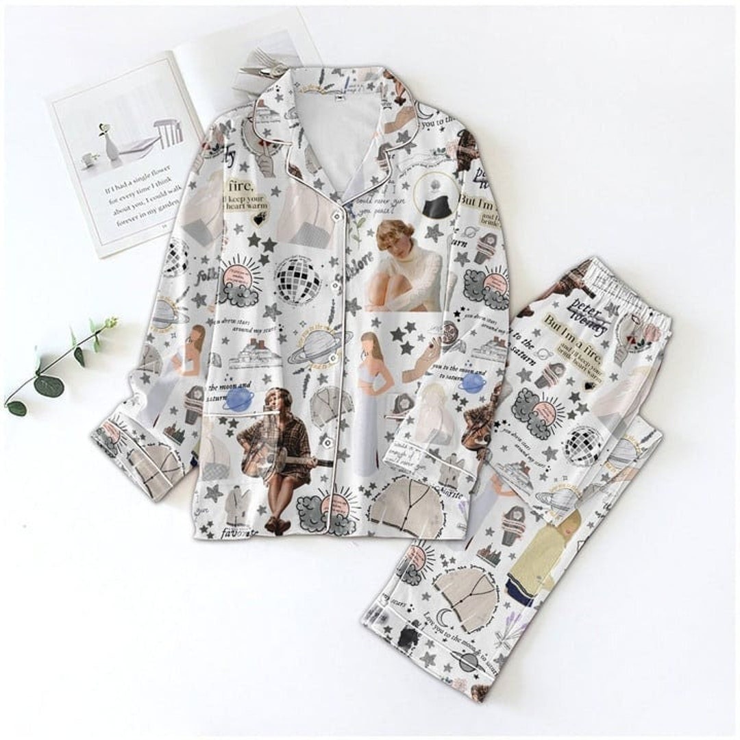 Taylor Swift Album Pajamas Set Taylor Swift Eras Tour Pajamas - Etsy