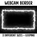 White Overlay Border | Animated Facecam Frames for Twitch and SLOBS ...