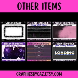 Pink Overlay Border | Animated Facecam Frames for Twitch and SLOBS ...