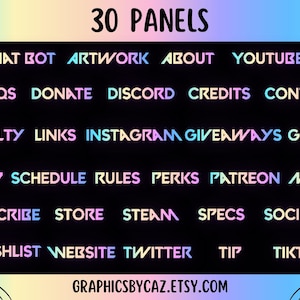 Fully Animated Twitch Pack | Rainbow Stream Overlay Package | Pastel ...