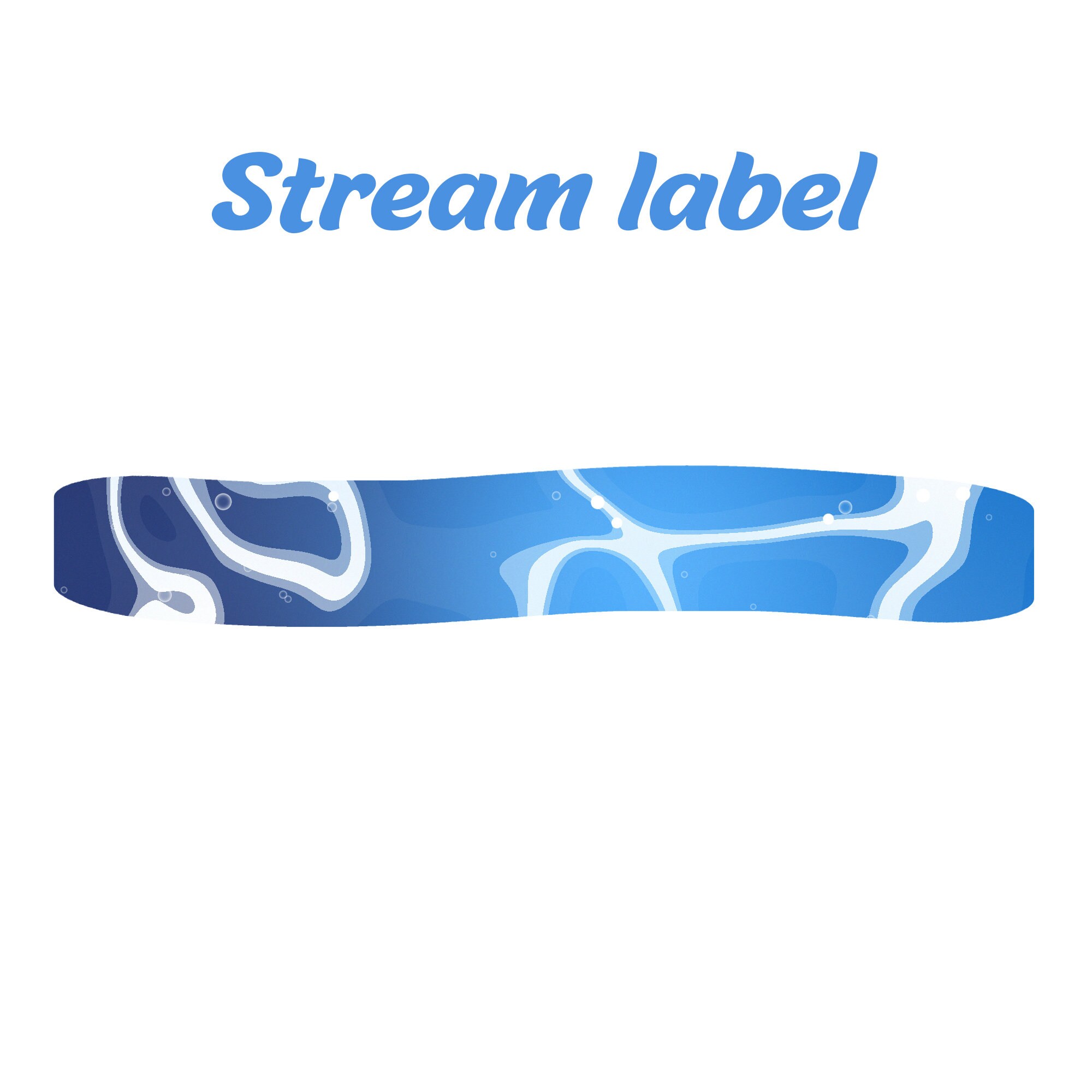 Ocean Waves Webcam Overlay Borders - Facecam, Gameframe & Stream Label ...