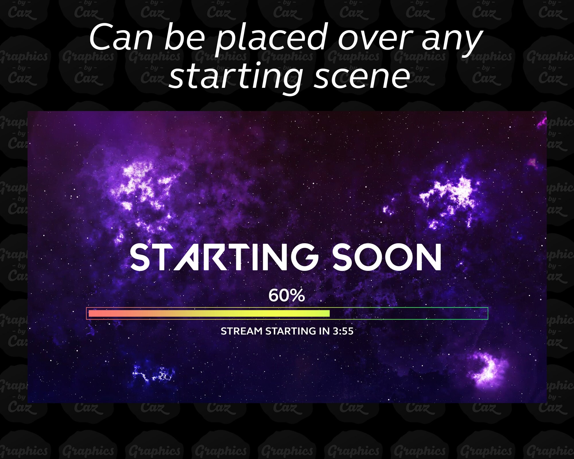 Stream Countdown Timer Red Yellow Green Gradient Twitch - Etsy