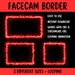 Red Flames Overlay Border | Fire Facecam Frames for Twitch and SLOBS ...