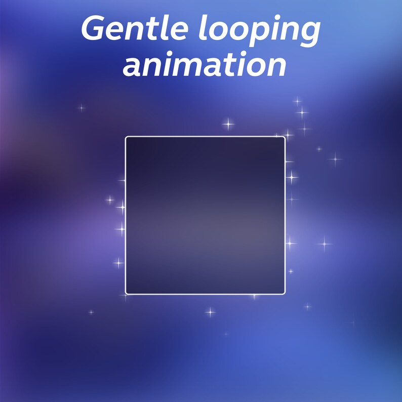 Sparkling Starry Chat Boxes, Animated Fantasy Chat Overlays for ...
