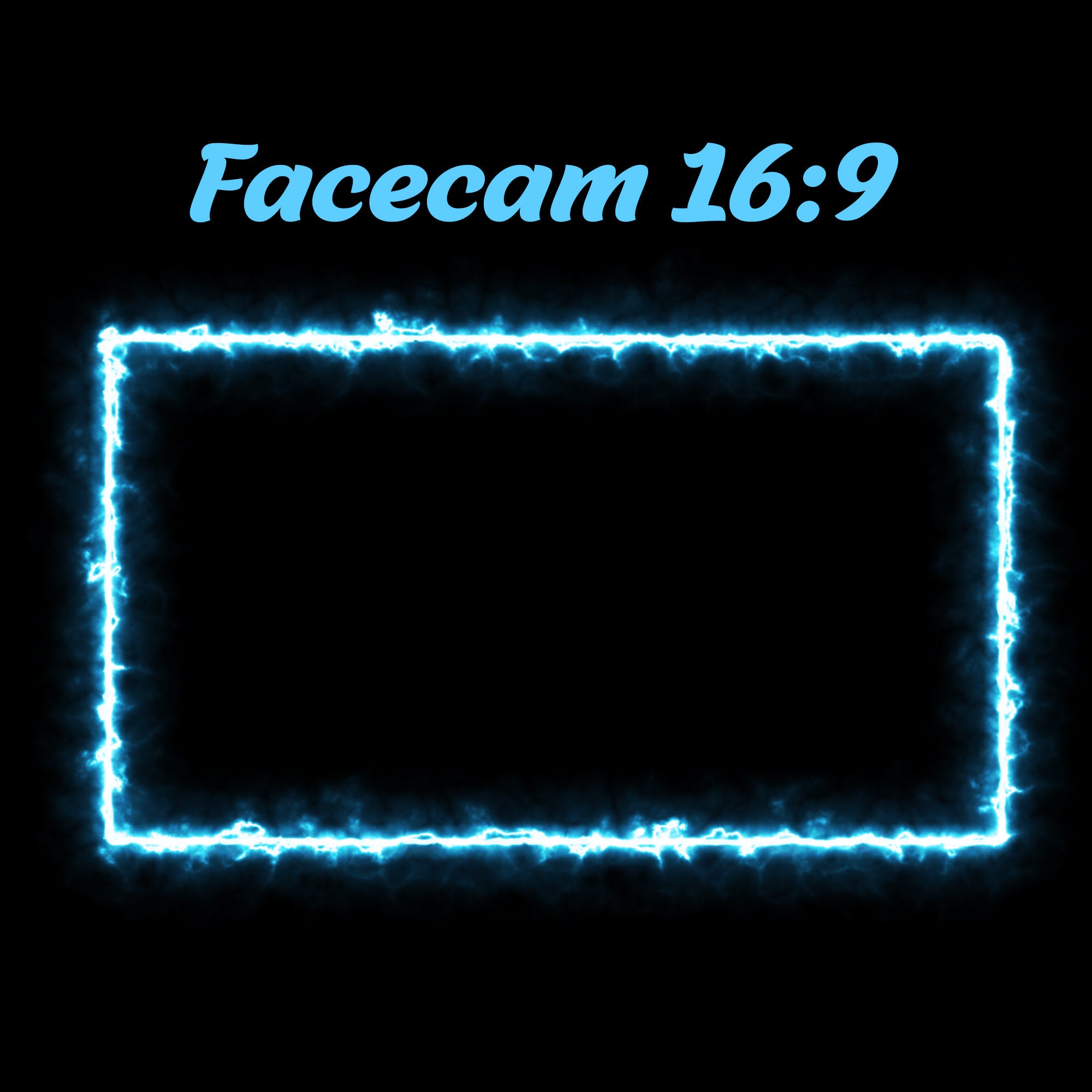 Electric Overlay Animated Webcam Border Lightning Electric - Etsy UK