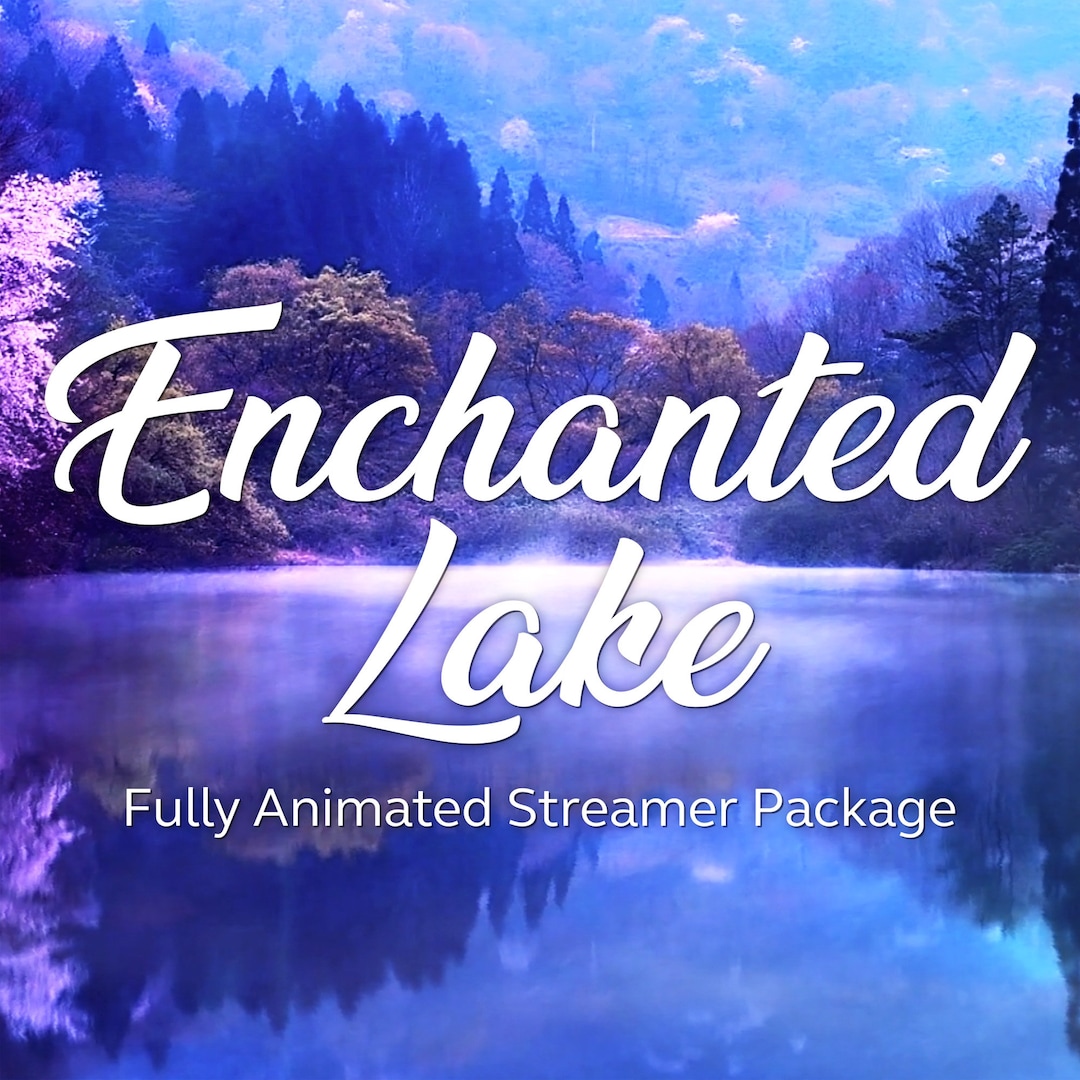 Enchanted Lake Animated Twitch Streamer Package (mega Pack Bundle) - Etsy
