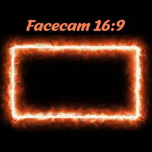 Sunwave Fire Overlay Border | Flames Heat & Fire Facecam Borders for ...