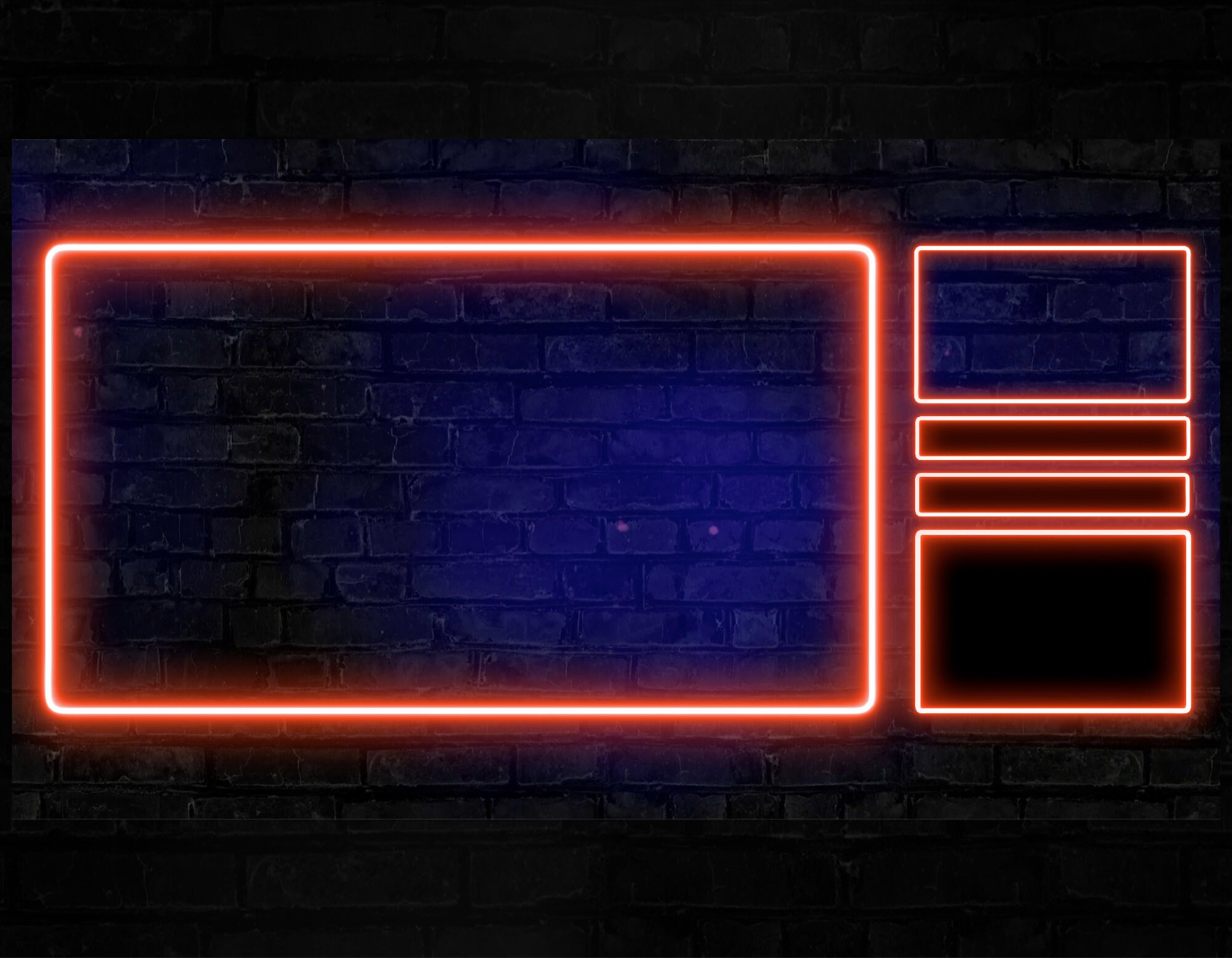 Animated Twitch Pack Neon Red Stream Overlay Package - Etsy UK