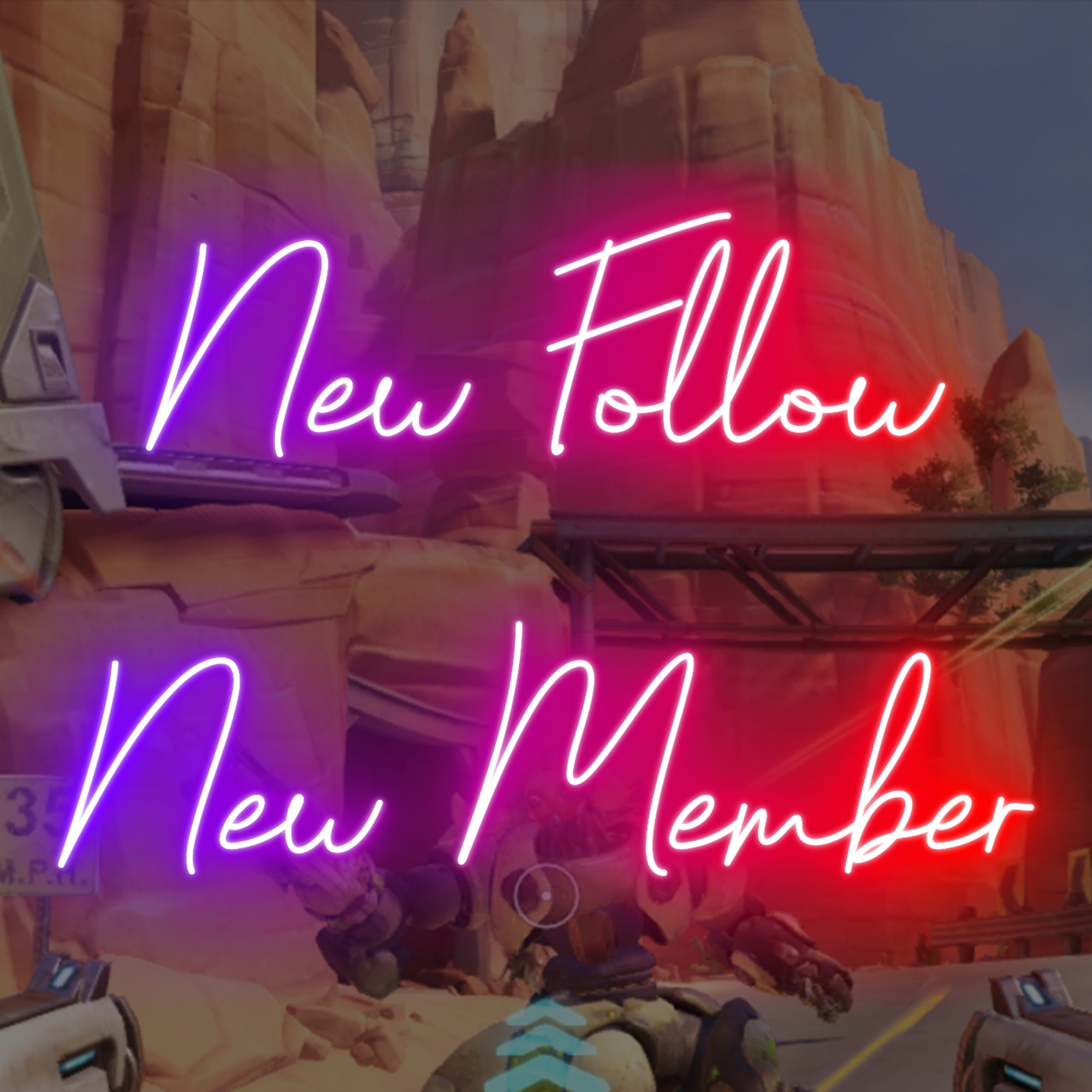 Red & Purple Neon Alerts With Sound Animated Twitch Streamer Alertbox ...