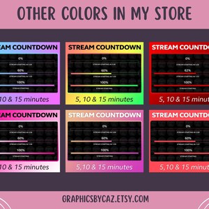 Stream Countdown Timer | Pink & Grey Gradient Twitch Streamer Starting ...