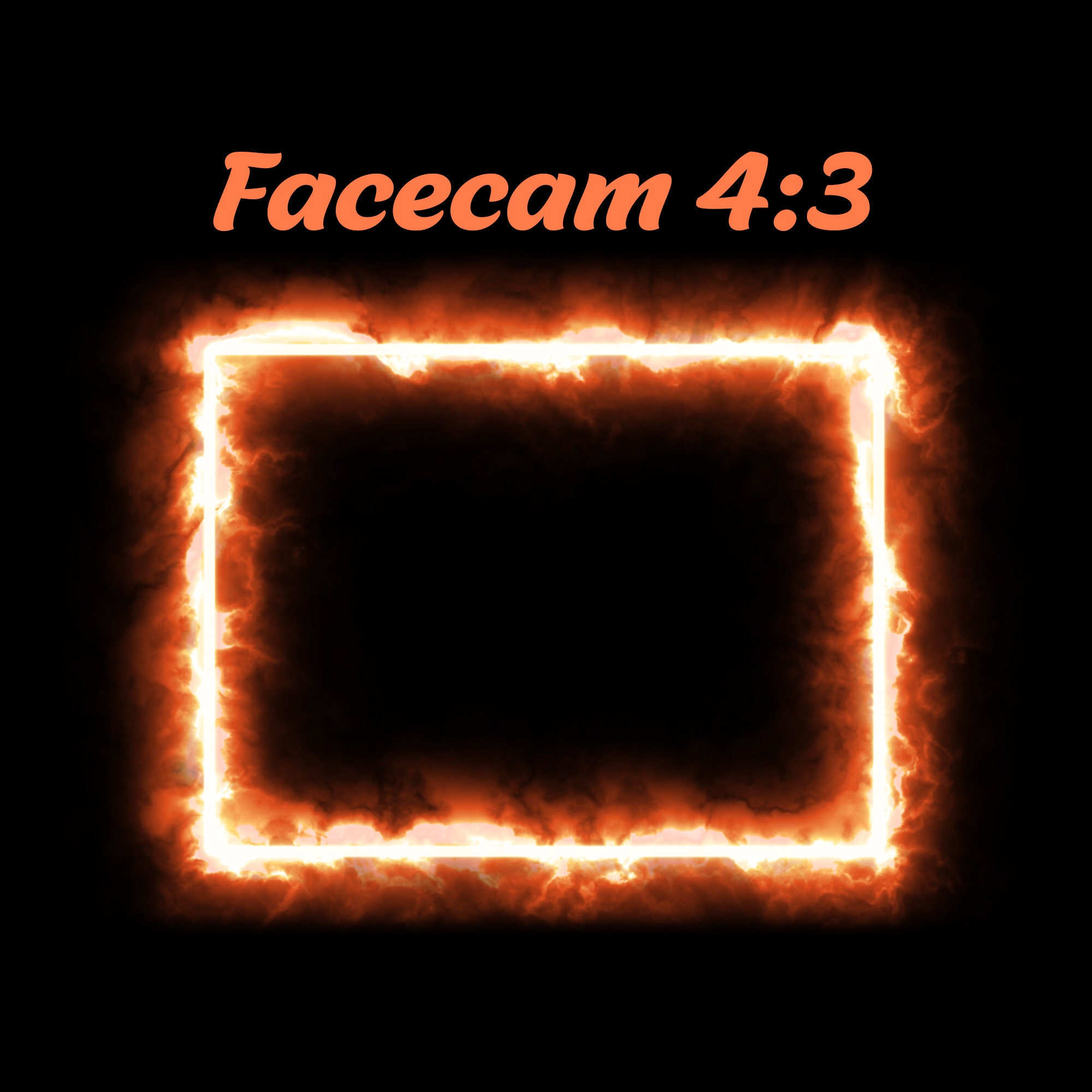 Sunwave Fire Overlay Border Flames Heat & Fire Facecam - Etsy