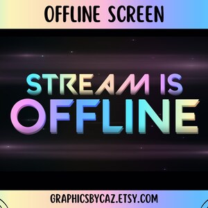 Fully Animated Twitch Pack | Rainbow Stream Overlay Package | Pastel ...