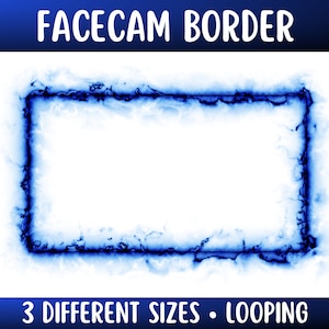 Shadowy Overlay Border | Gothic Horror Facecam Frames for Twitch and ...