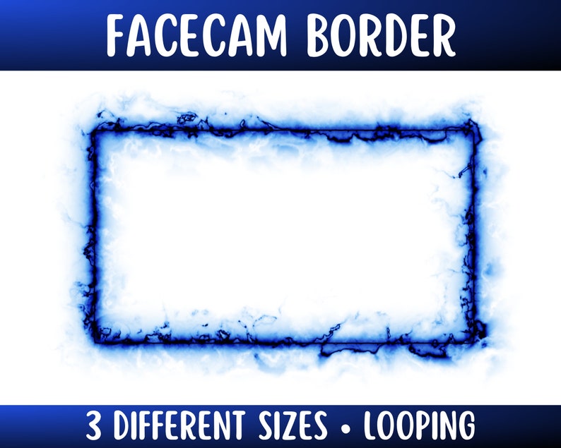 Shadowy Overlay Border Gothic Horror Facecam Frames for Twitch and ...