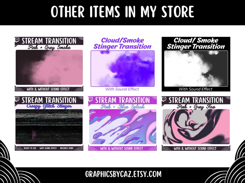 Shadowy Overlay Border | Gothic Horror Facecam Frames for Twitch and ...