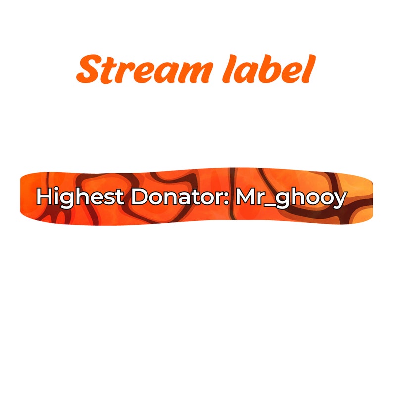 Lava Webcam Overlay Borders - Facecam, Gameframe & Stream Label for ...