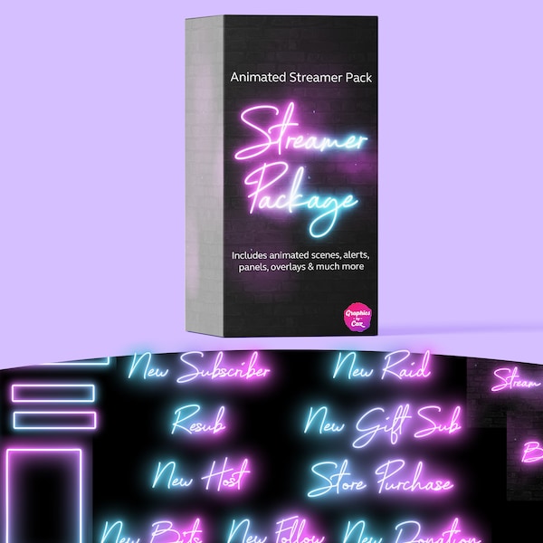 Pink Twitch Overlay - Etsy