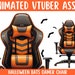 Animated Halloween Gaming Chair | Vtuber Asset | Gamer Stream ...