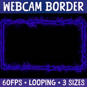 White Overlay Border | Animated Facecam Frames for Twitch and SLOBS ...