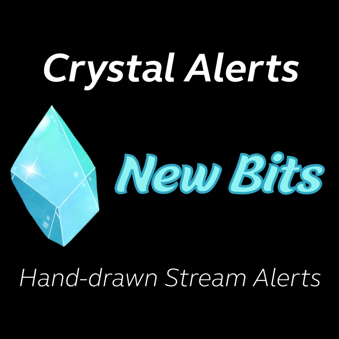 Animated Hand-drawn Crystal Alerts | Pastel Witchy Shiny Gem Alerts for ...