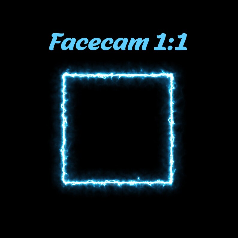 Electric Overlay Animated Webcam Border Lightning Electric | Etsy UK