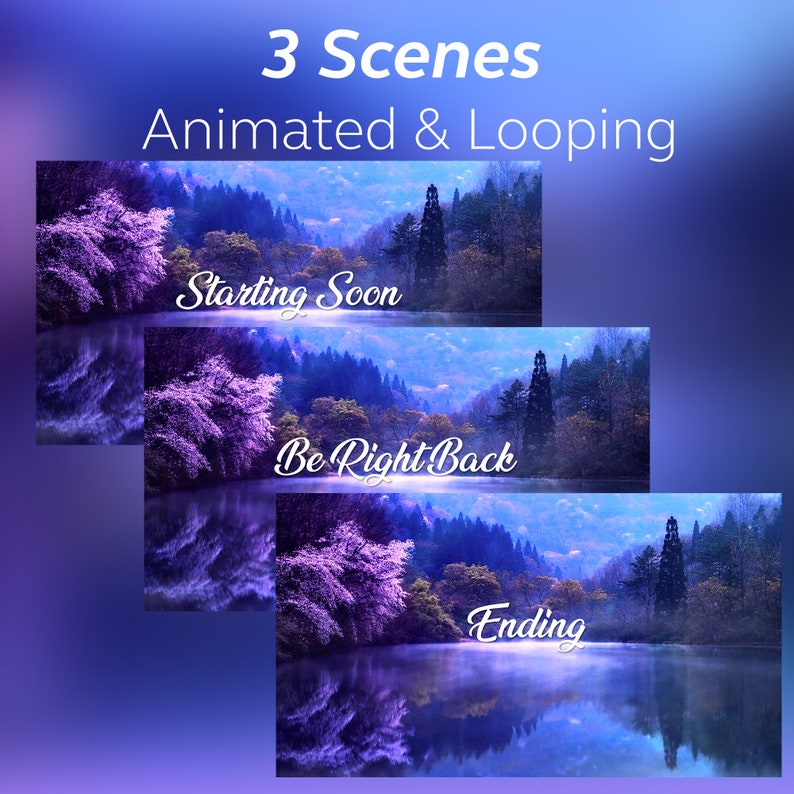 Enchanted Lake Animated Twitch Streamer Package (mega Pack Bundle) - Etsy