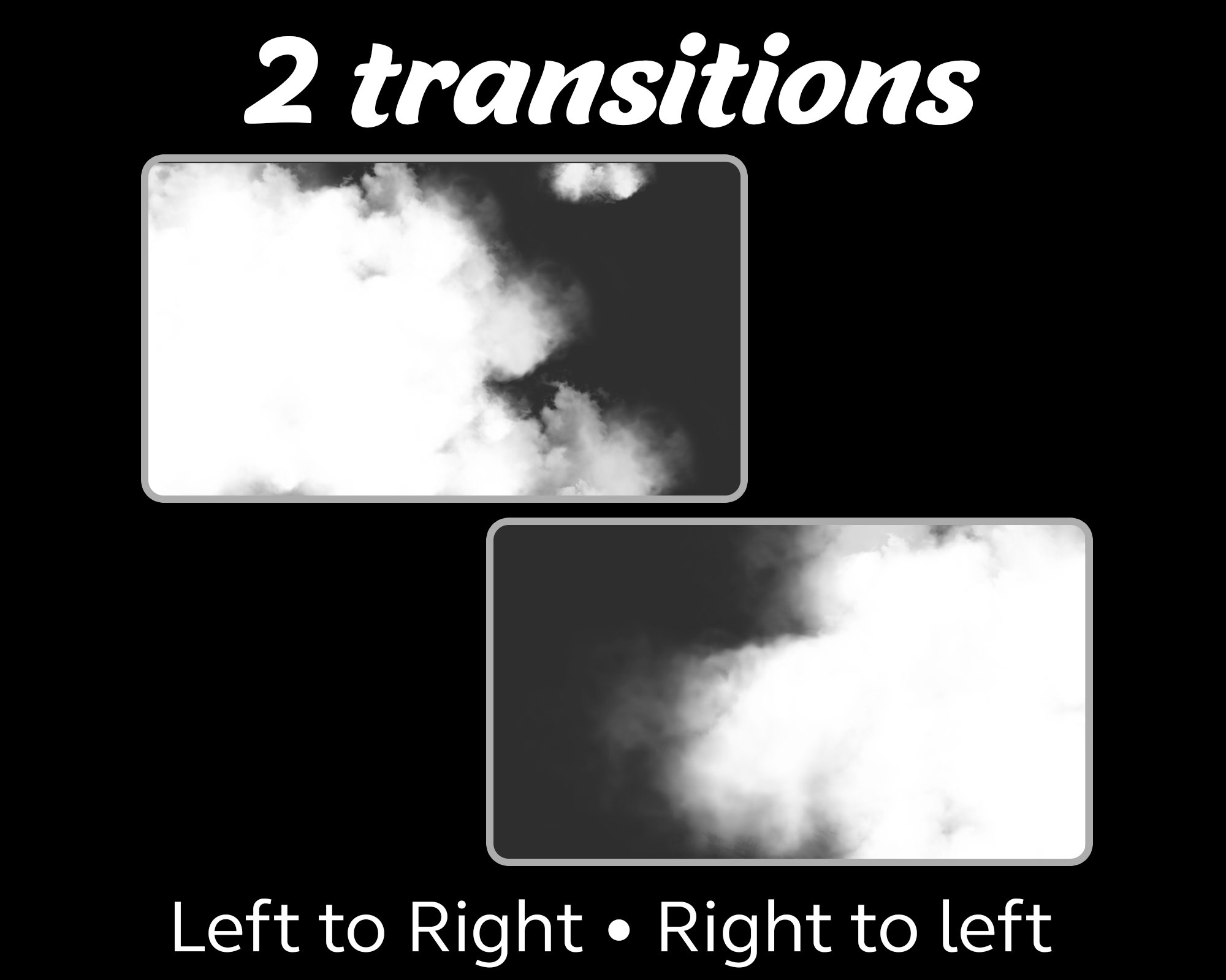 Cloud Twitch Stinger Transition White Smoke Streamer Scene - Etsy