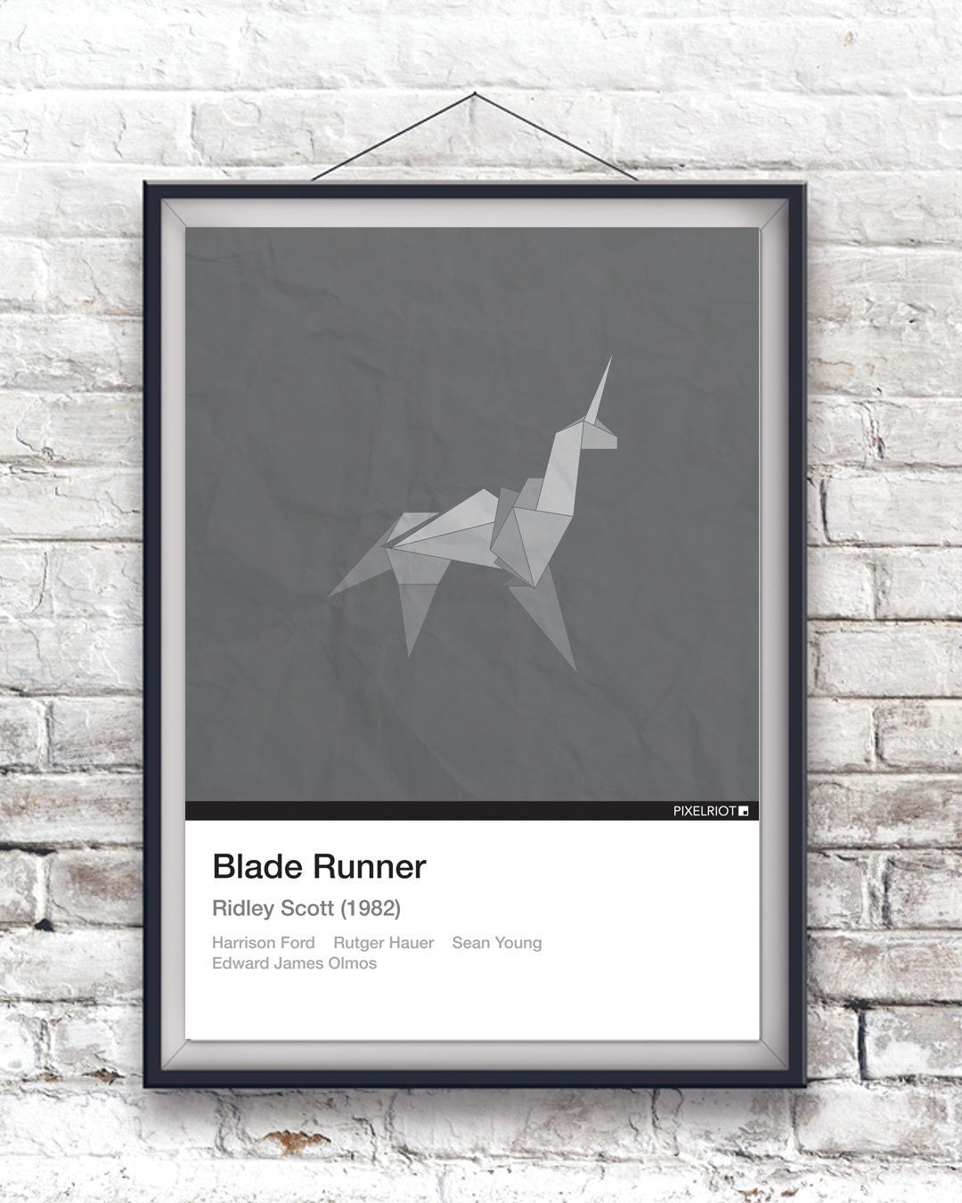 More Human Than Human Blade Runner A3 Poster Print Minimalist Art Print ...