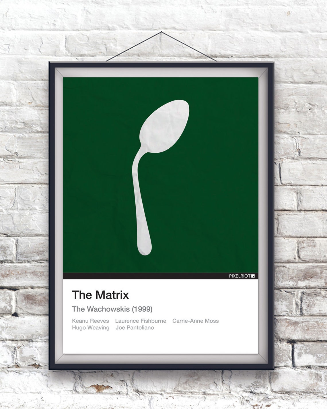 There is no spoon. The Matrix A3 Poster Print Minimalist | Etsy