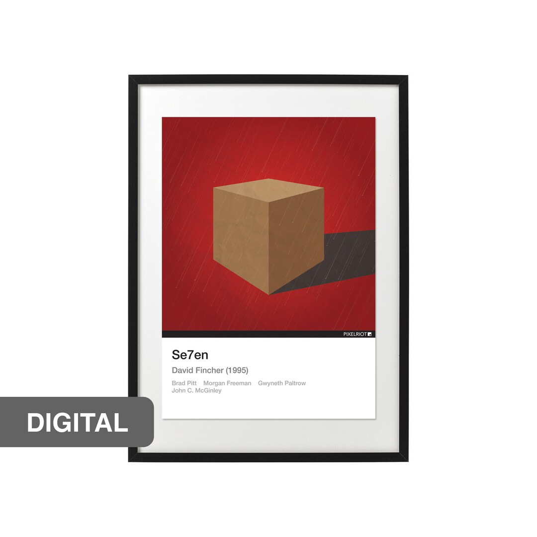 What's in the Box? - Se7en A3 Poster Print - Minimalist Art Print ...