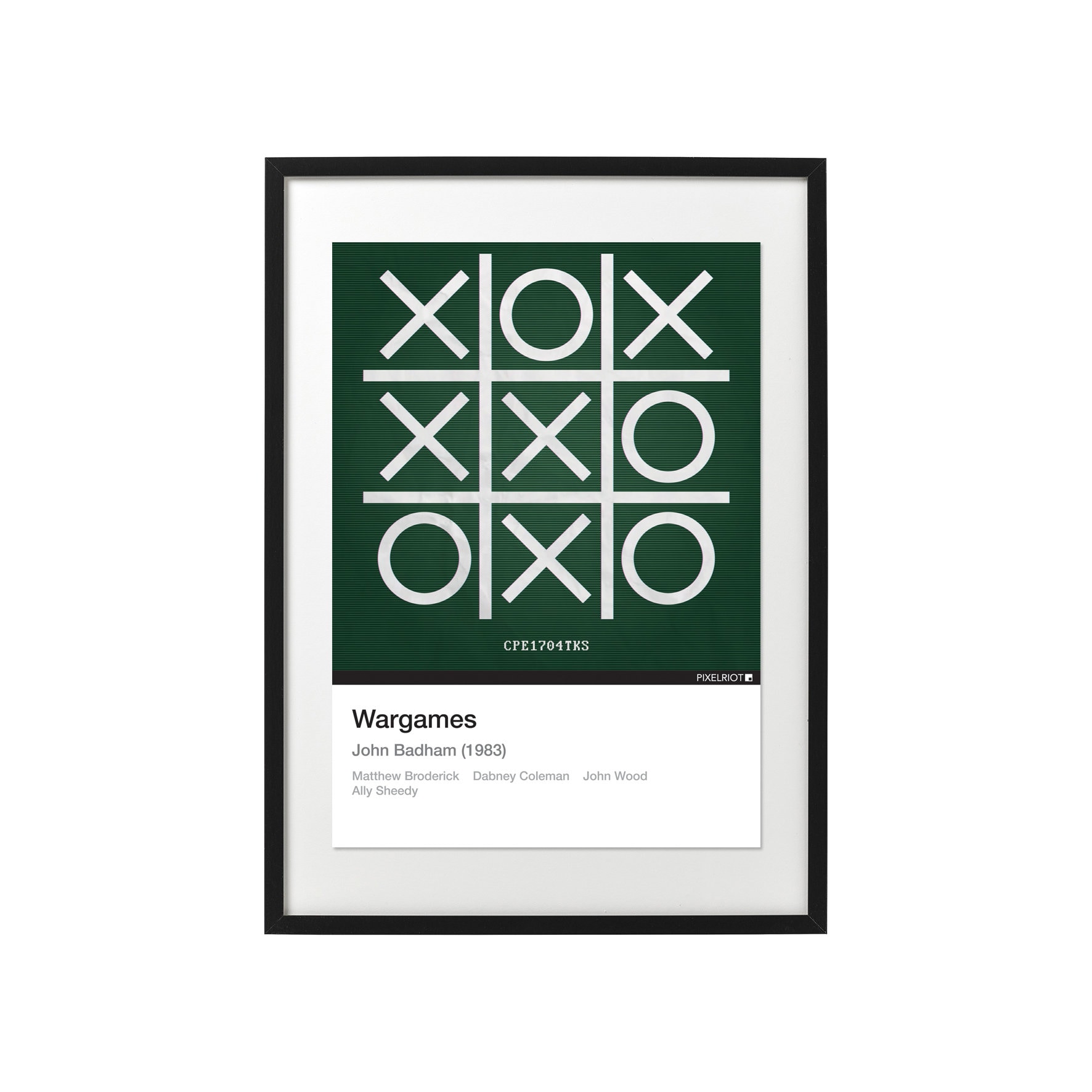 Shall We Play a Game? - Wargames A3 Poster Print - Minimalist Art Print ...