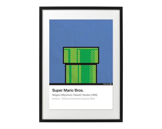 Es ist ein ich, Mario! -Super Mario Bros A3 Poster Druck ...