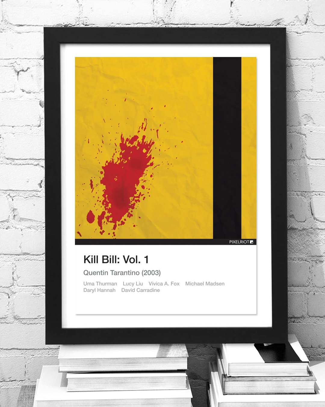 Wiggle Your Big Toe - Kill Bill Vol: 1 A3 Poster Print - Minimalist Art ...