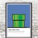 It's a Me, Mario Super Mario Bros. A3 Poster Print Minimalist Art Print ...